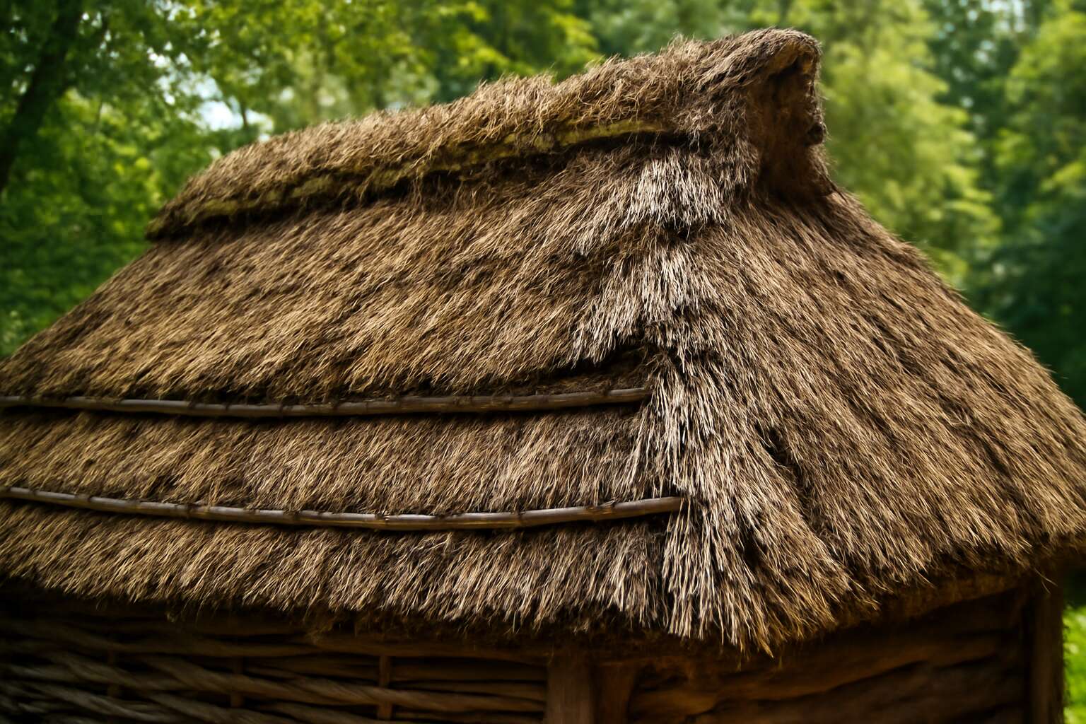 Discover the Charm and History of an Authentic Thatch Roof Old ...